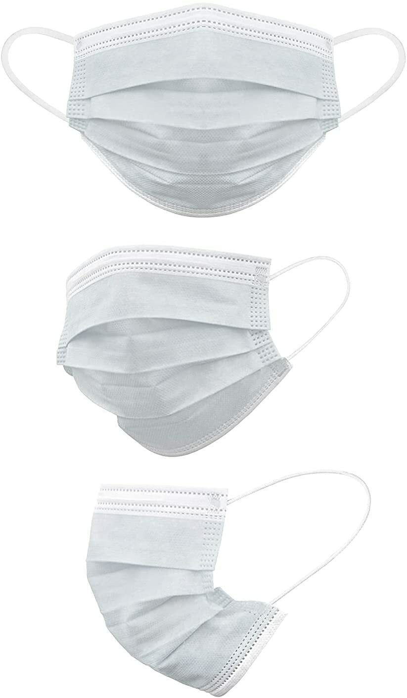 DEXS Disposable Face Masks – 50/100/200 Pack with Ear Loops | Non ...