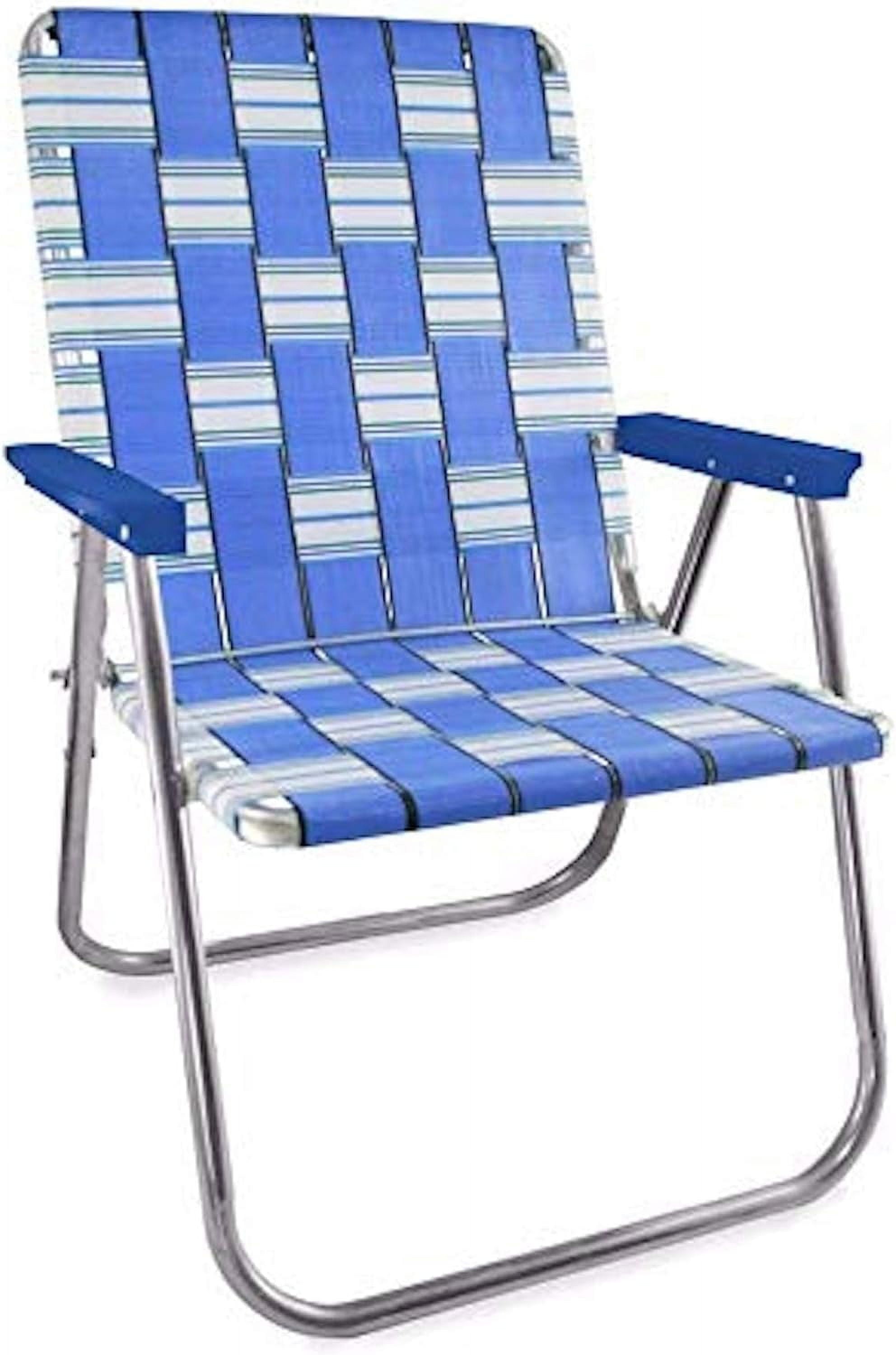 DEXS | Folding Aluminum Webbed Chair for Camping, Sports, and Beach ...