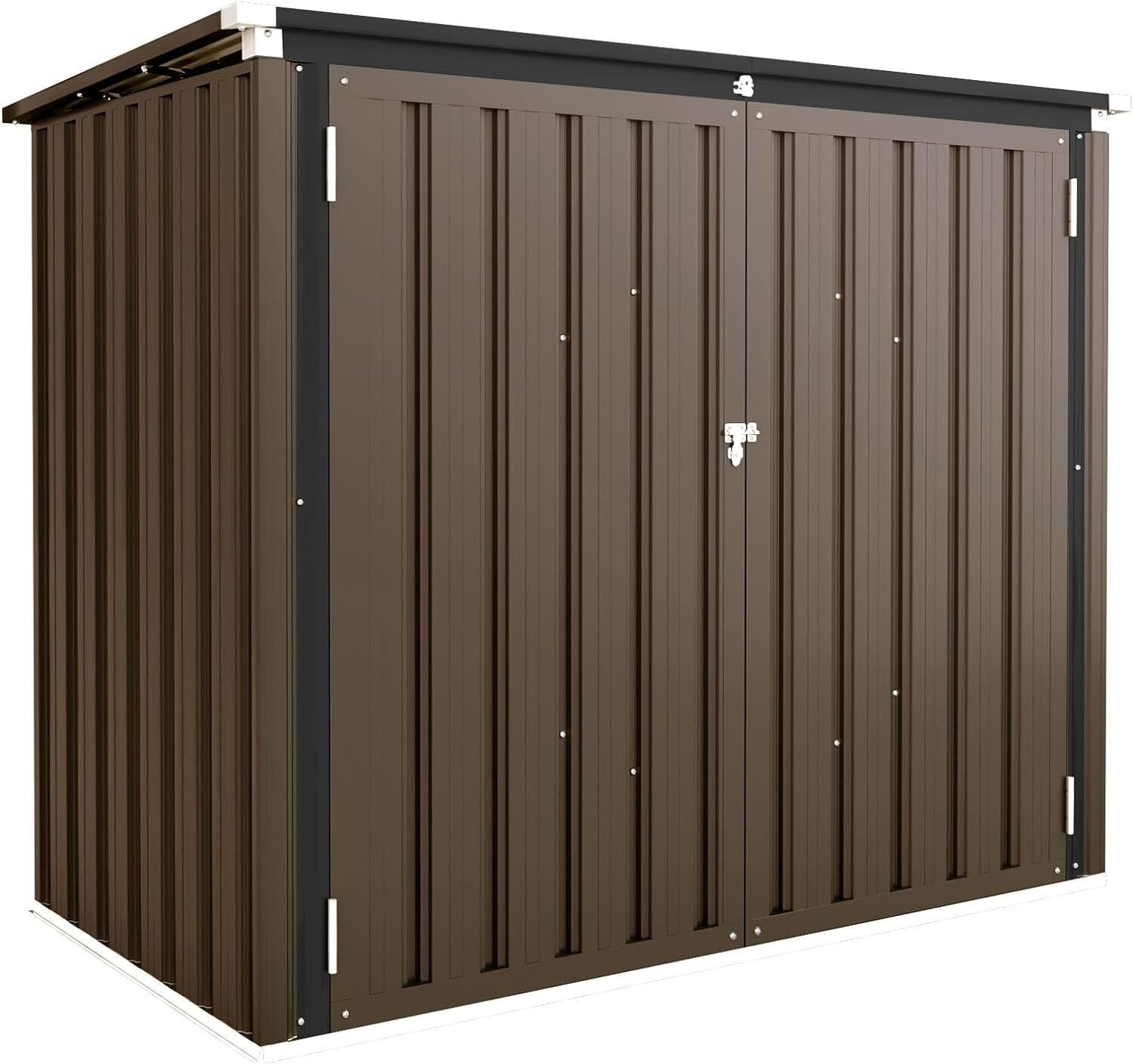 DEXS Spacious 46 Outdoor Horizontal Storage Box Sheds, Multi-Purpose ...