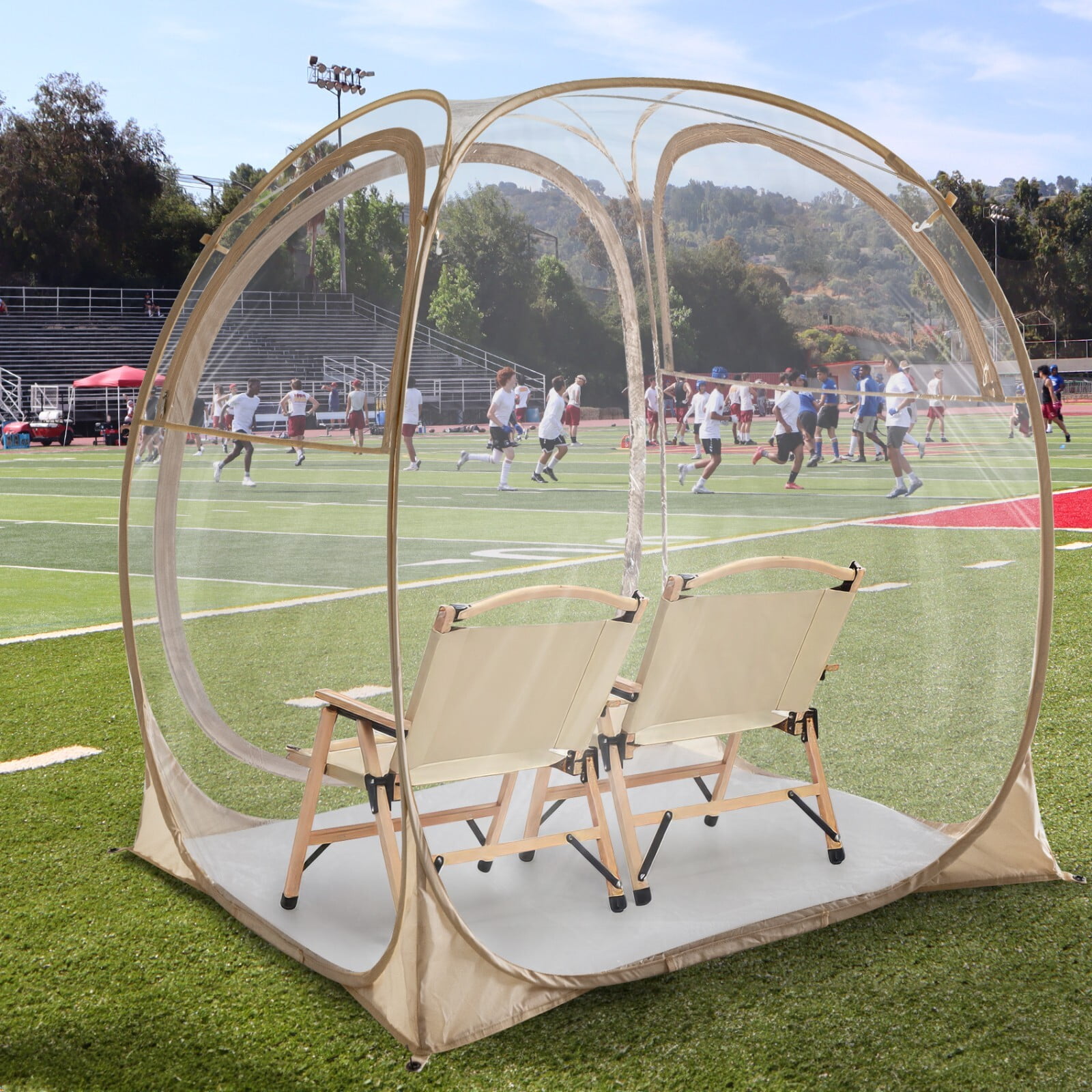 DEXS Spacious Sport Tent, Premium Weather Proof Canopy, Transparent ...