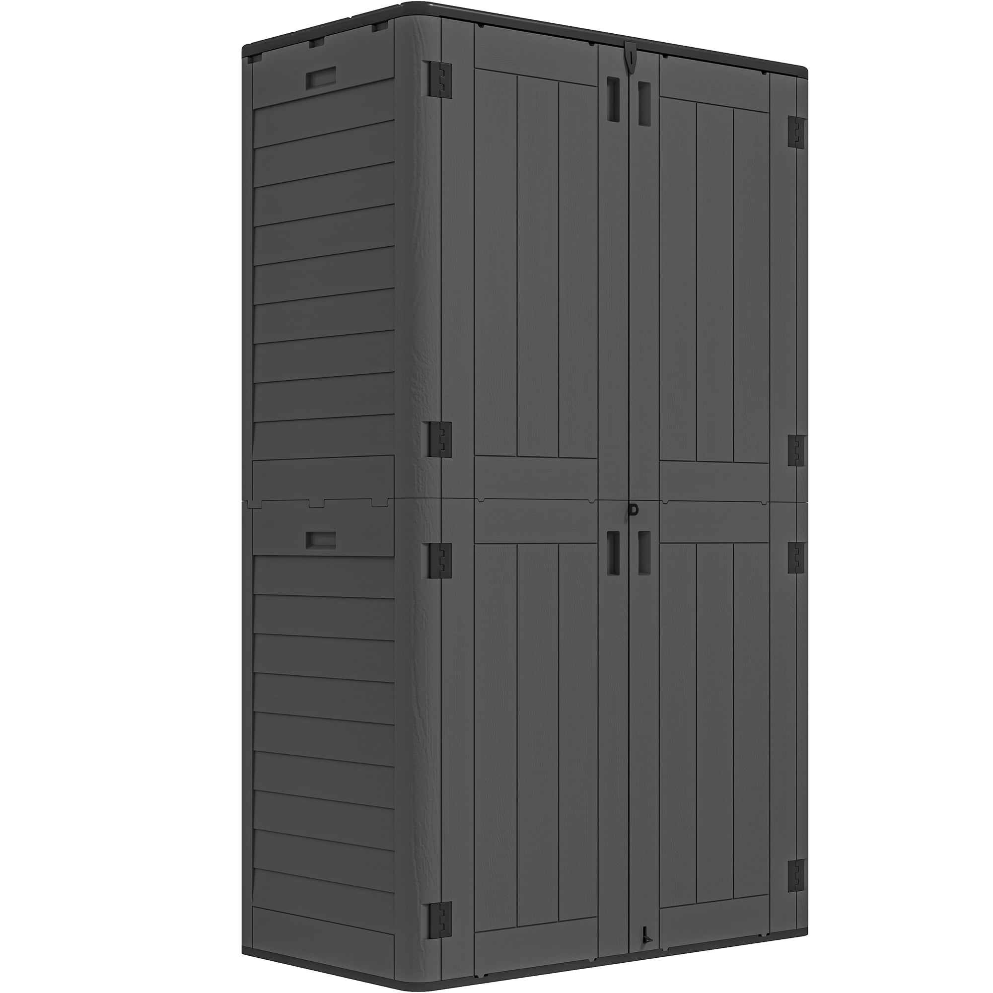 DEXS Spacious50 cuft Vertical Outdoor Storage Shed,Roomy with ...