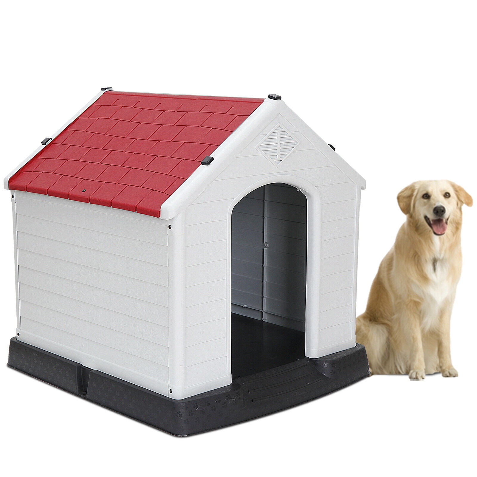 DEXS Waterproof Plastic Dog House with Air Vents: A Must - Have Outdoor ...
