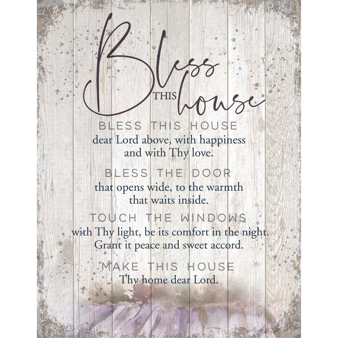DEXSA Bless This House Wood Plaque - Made in the USA - 11.75 in x 15 in ...