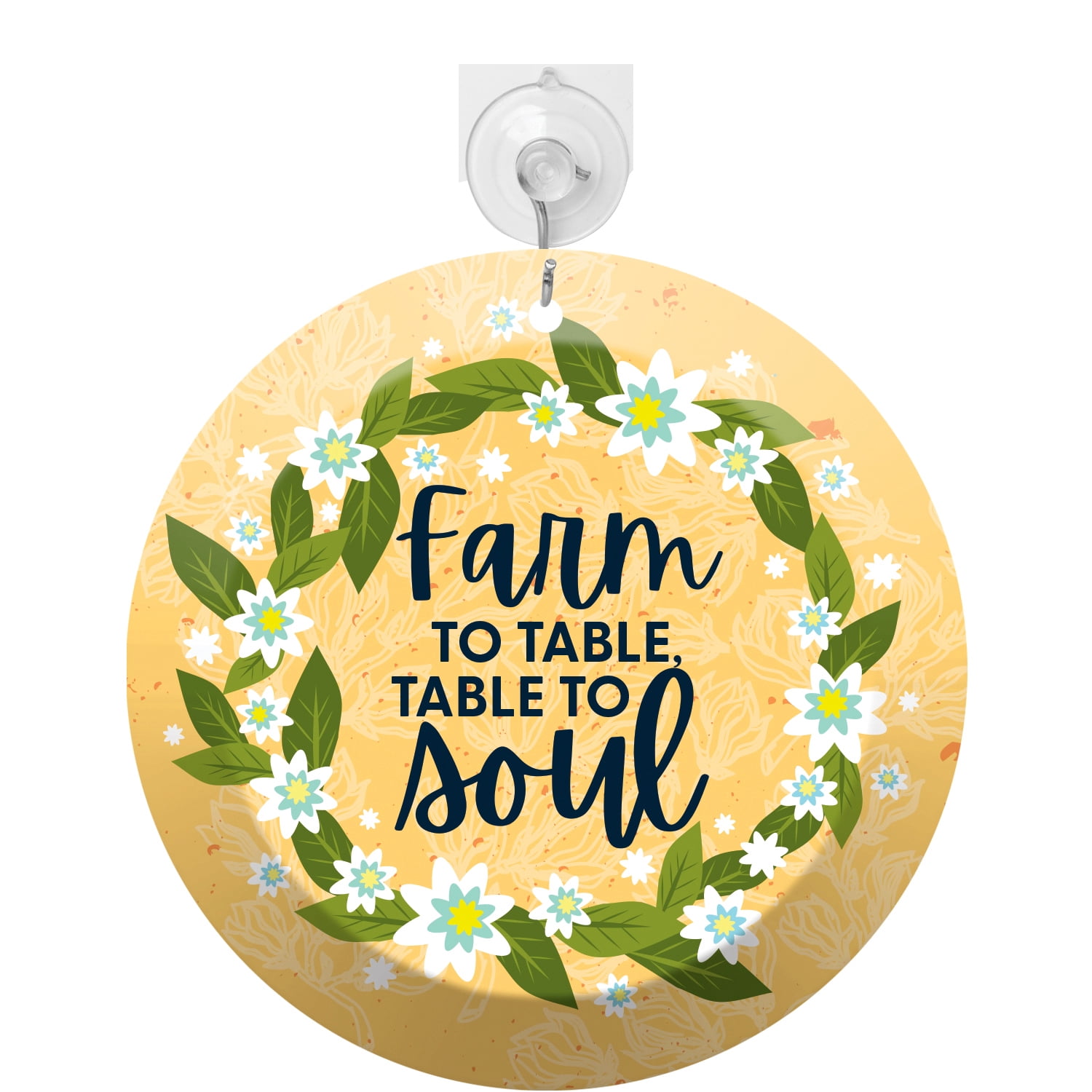 DEXSA Farm To Table Suncatcher with Suction Cup and Hook - Walmart.com