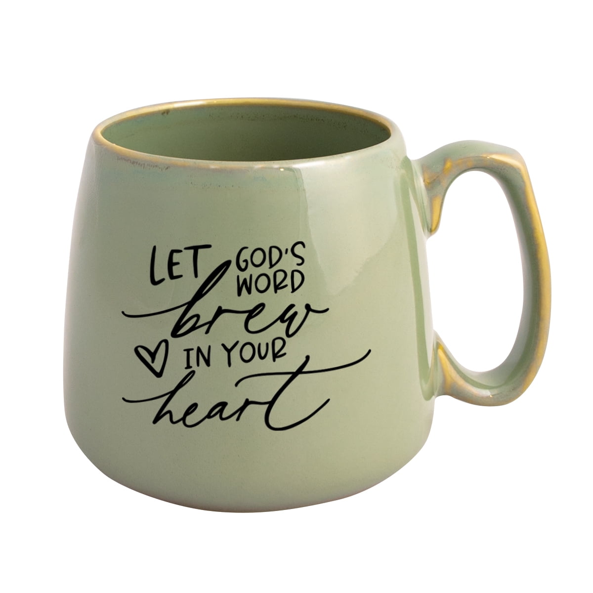 DEXSA Let God's Word Brew Designer Ceramic Heirloom Mug - Holds 15 Oz ...
