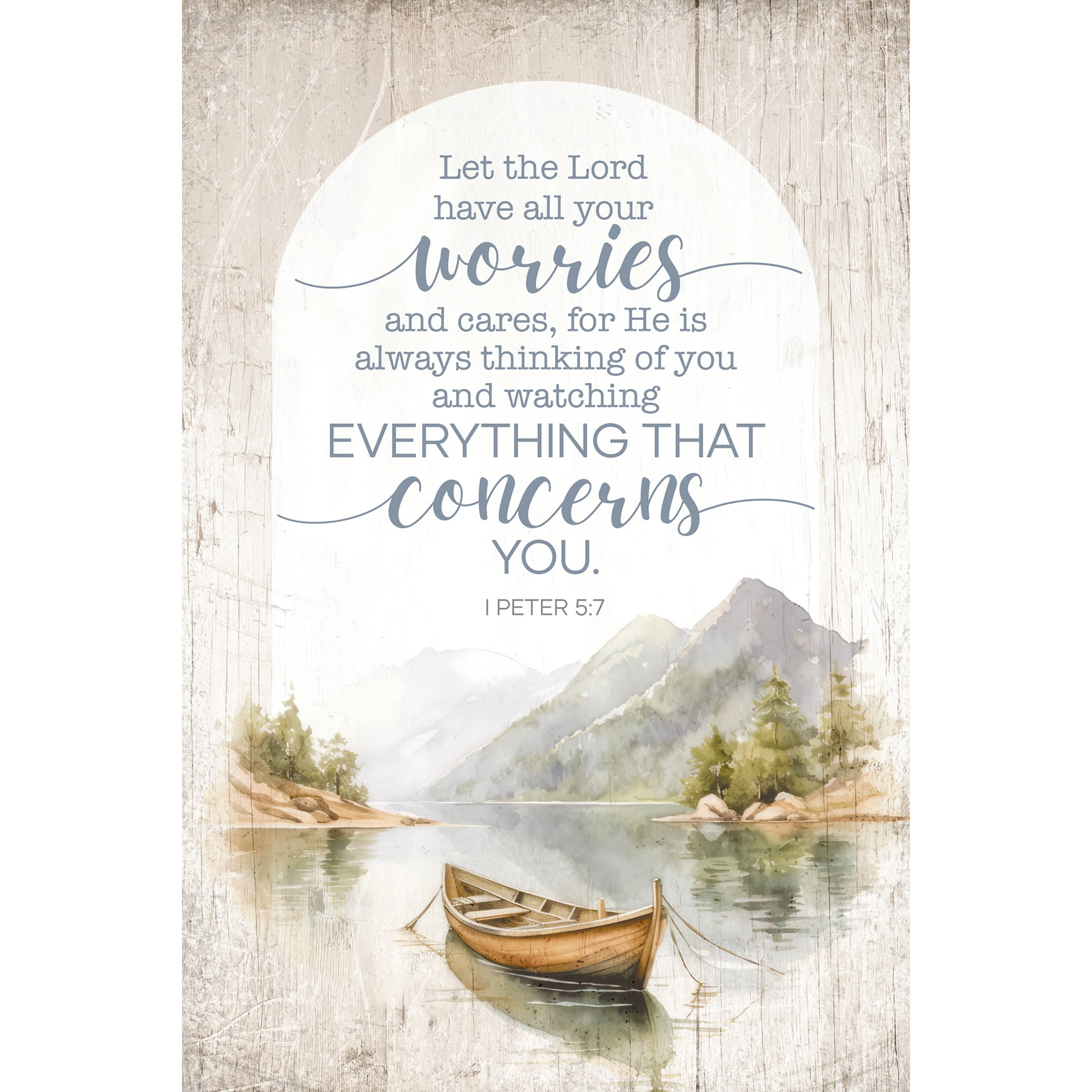 DEXSA Let The Lord Wood Plaque with Easel and Hook Wall Tabletop Art - 4 inches x 6 inches ...