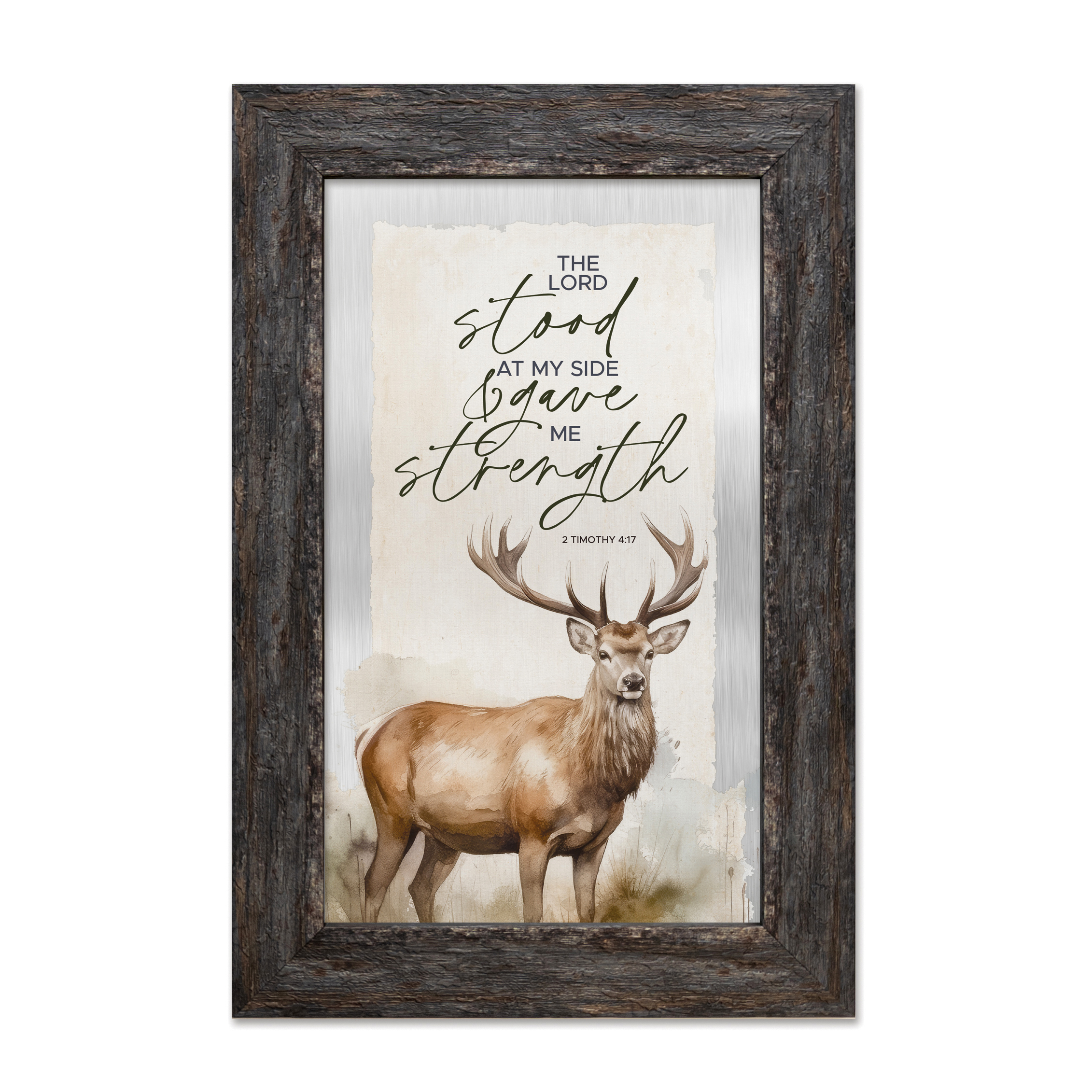 DEXSA The Lord Stood Metalscape Framed Wall Art - 8 inches x 12 inches ...