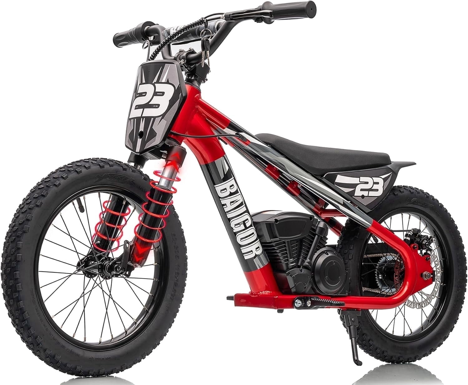 NEORIVER Electric Dirt Bike for Kids 6-12 with Shock-Absorbing Front ...