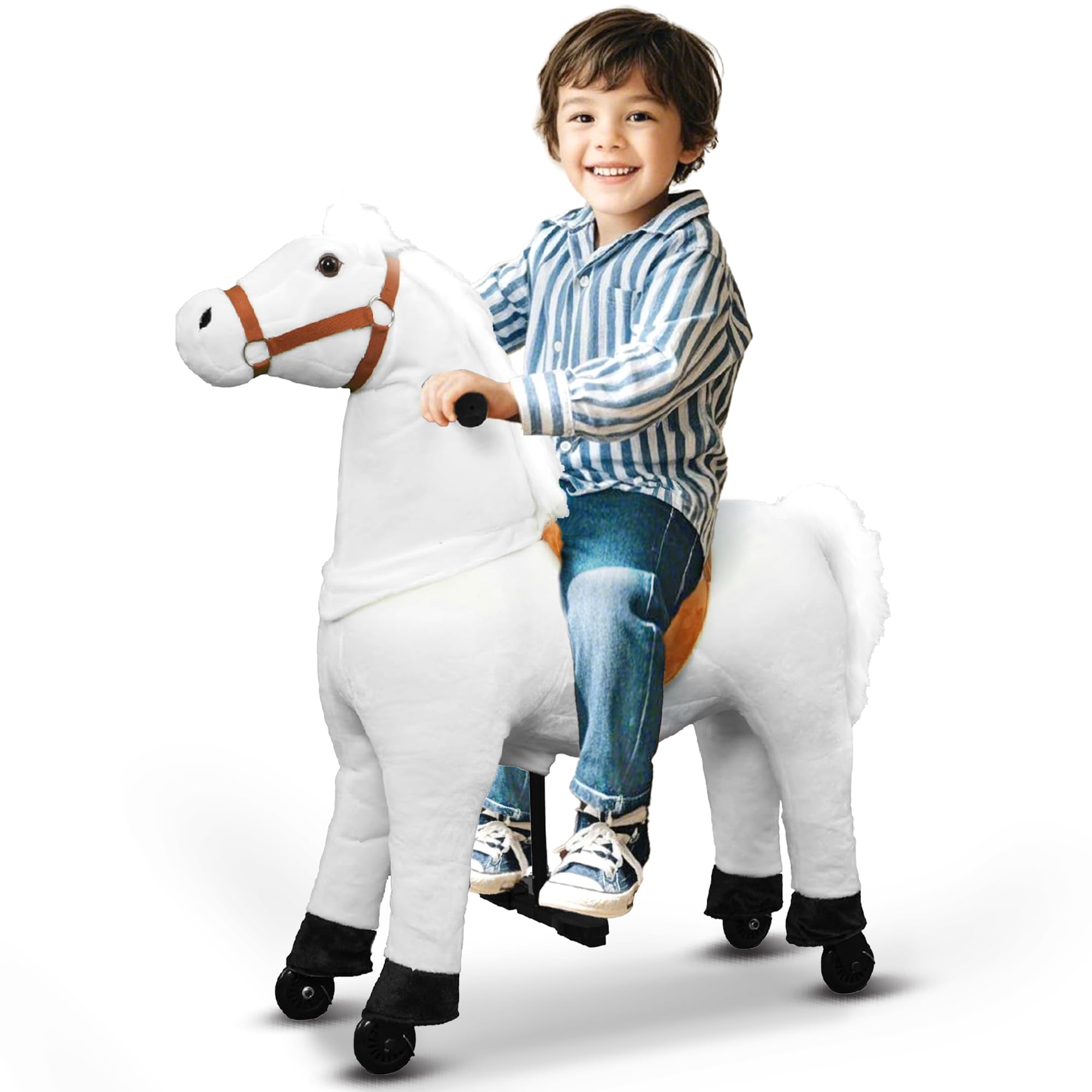 DEYGIA Ride on Horse for Big Kids Horse Ride on Toy, Riding Horse, Pony ...