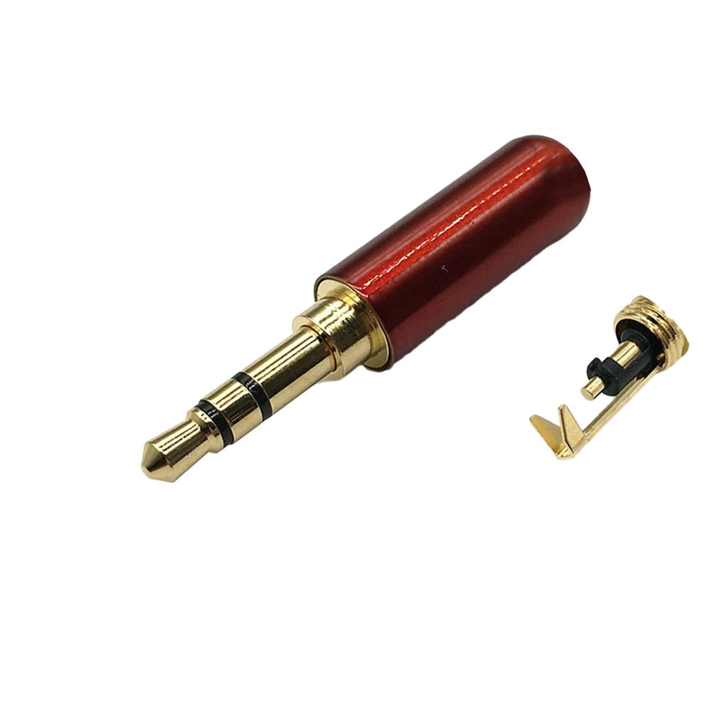 DEYISI 1pcs 3.5MM Audio Connector 3 Poles Headphone J ack Male Plug ...