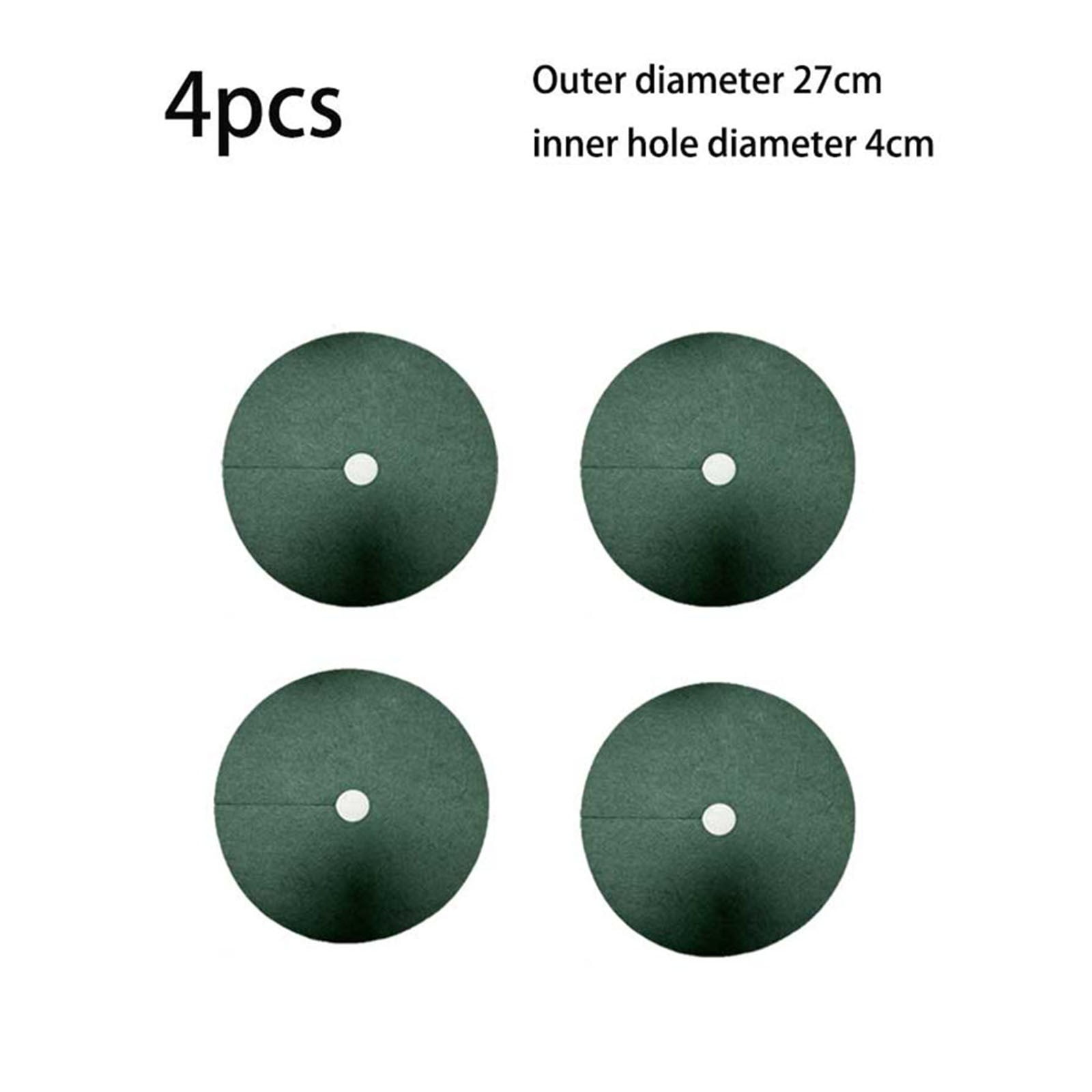 DEYISI 4Pcs Mulch Ring Tree Shading Mats 15-82Cm Disc Shrub Tree Guard ...
