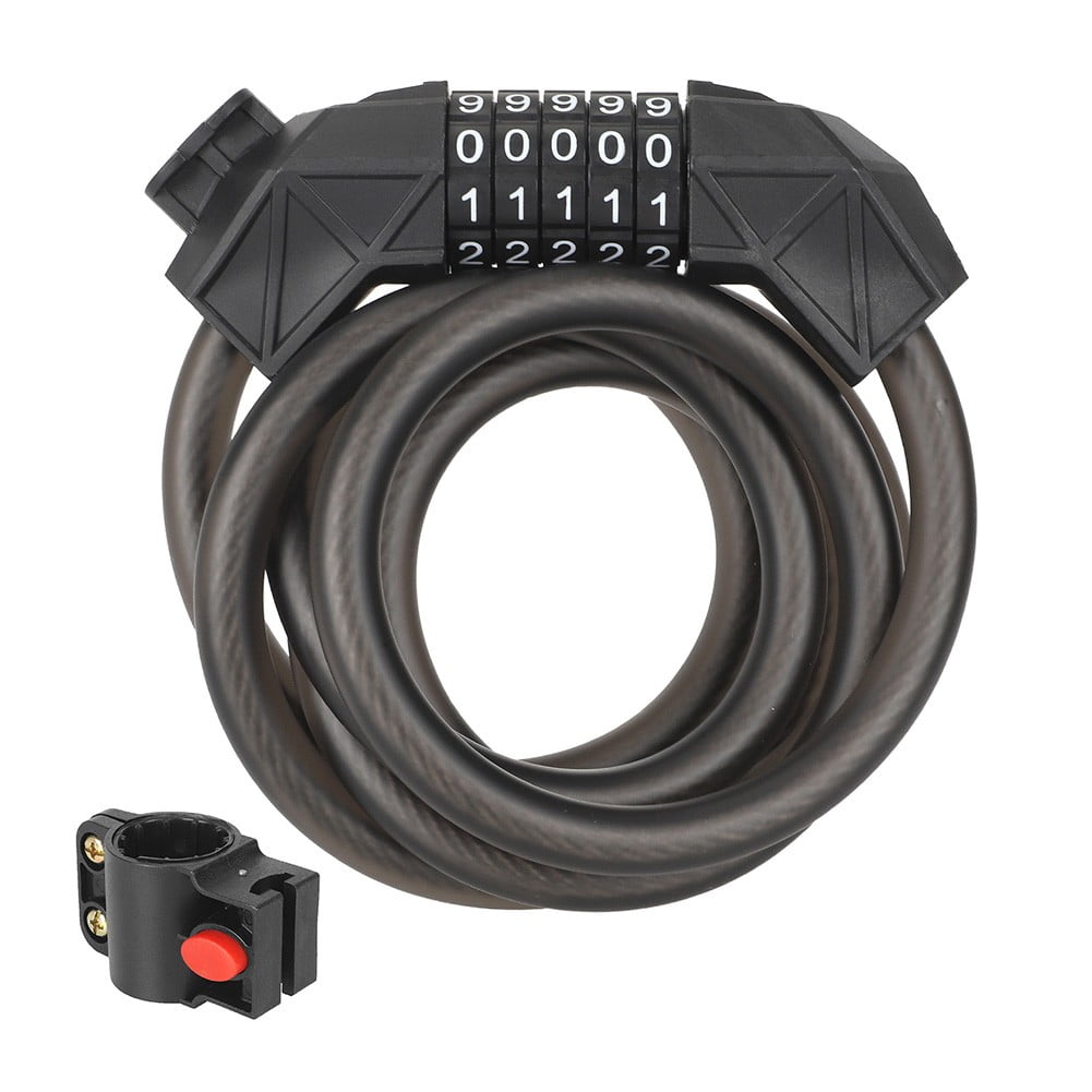 DEYISI Bicycle Steel Cable Password Lock Security Anti-Theft Bike Lock ...