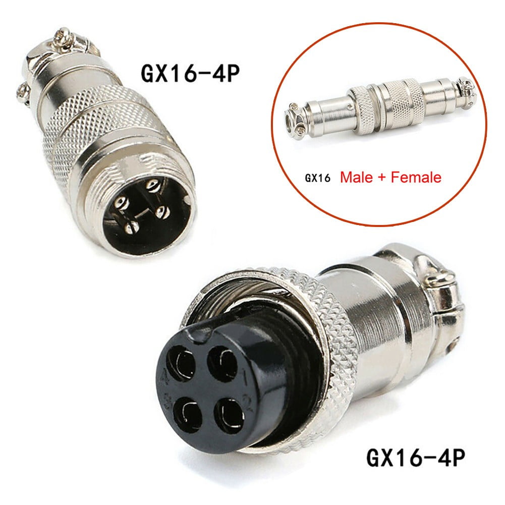 DEYISI GX16 2Pin/3/4/5/6/7/8Pin Aviation Plug Male&Female Metal ...
