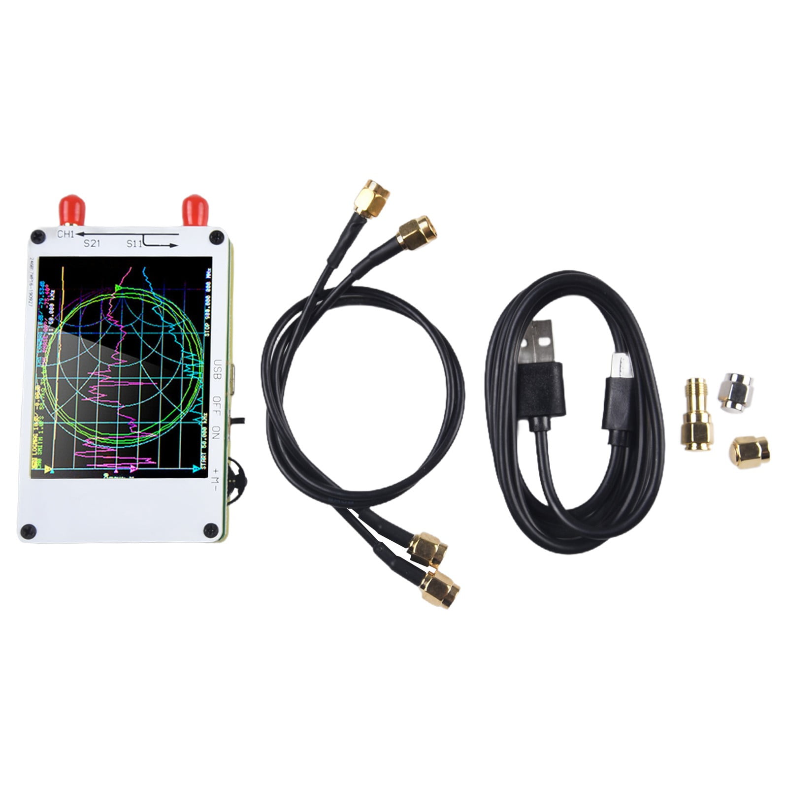 DEYISI Nano VNA 400mAh Battery Touch Screen NanoVNA-H4 Network Vector ...