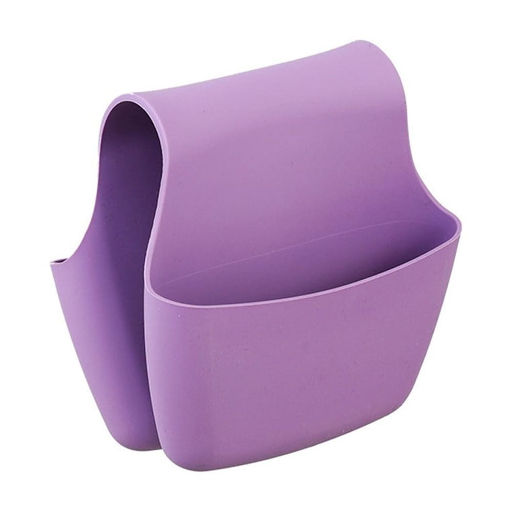 DEYISI Silicone Sink Organizer Caddy With Drain Hole - Sponge Holder ...