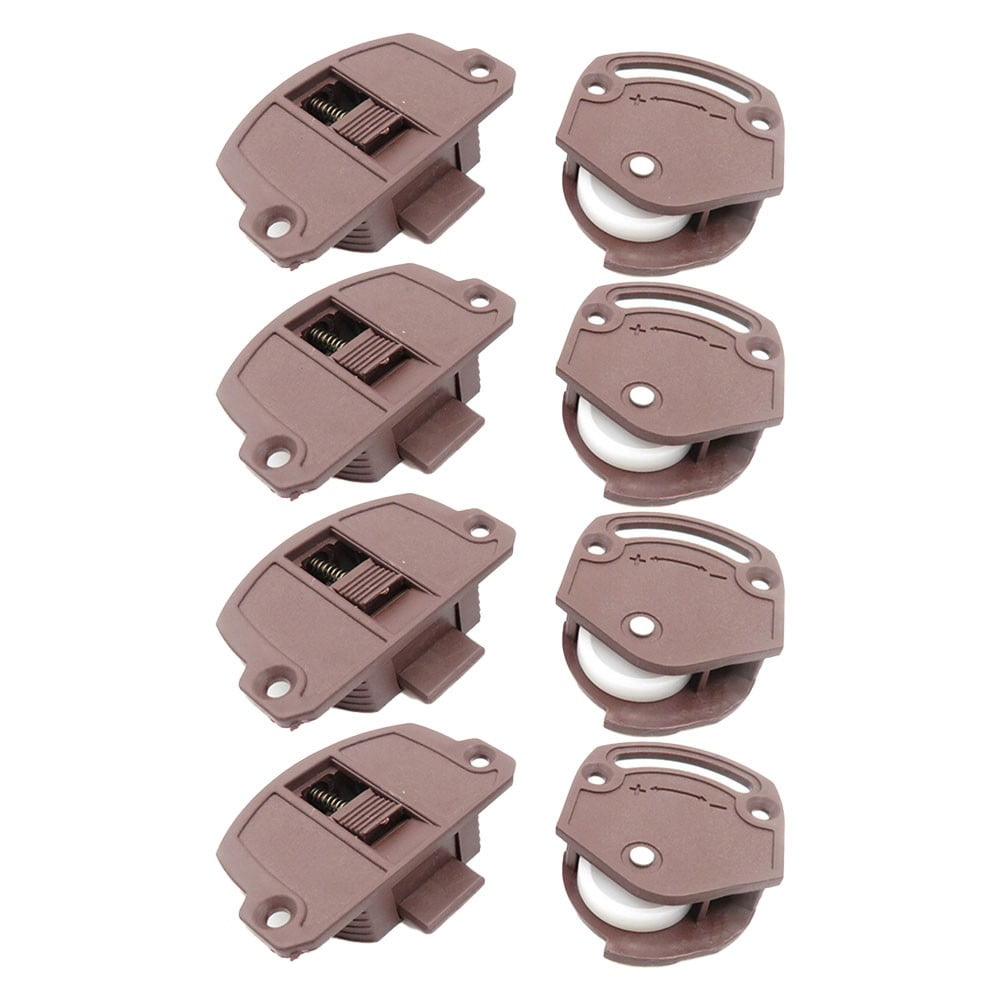 DEYISI Sliding Door Wheels 4/8Pairs Wardrobe Closet Sliding Door Wheel ...
