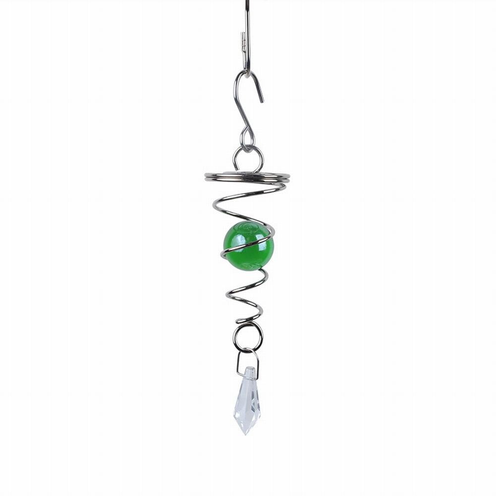 DEYISI Spiral Wind Spinners With Crystal Ball Winds Chimes Garden Home ...