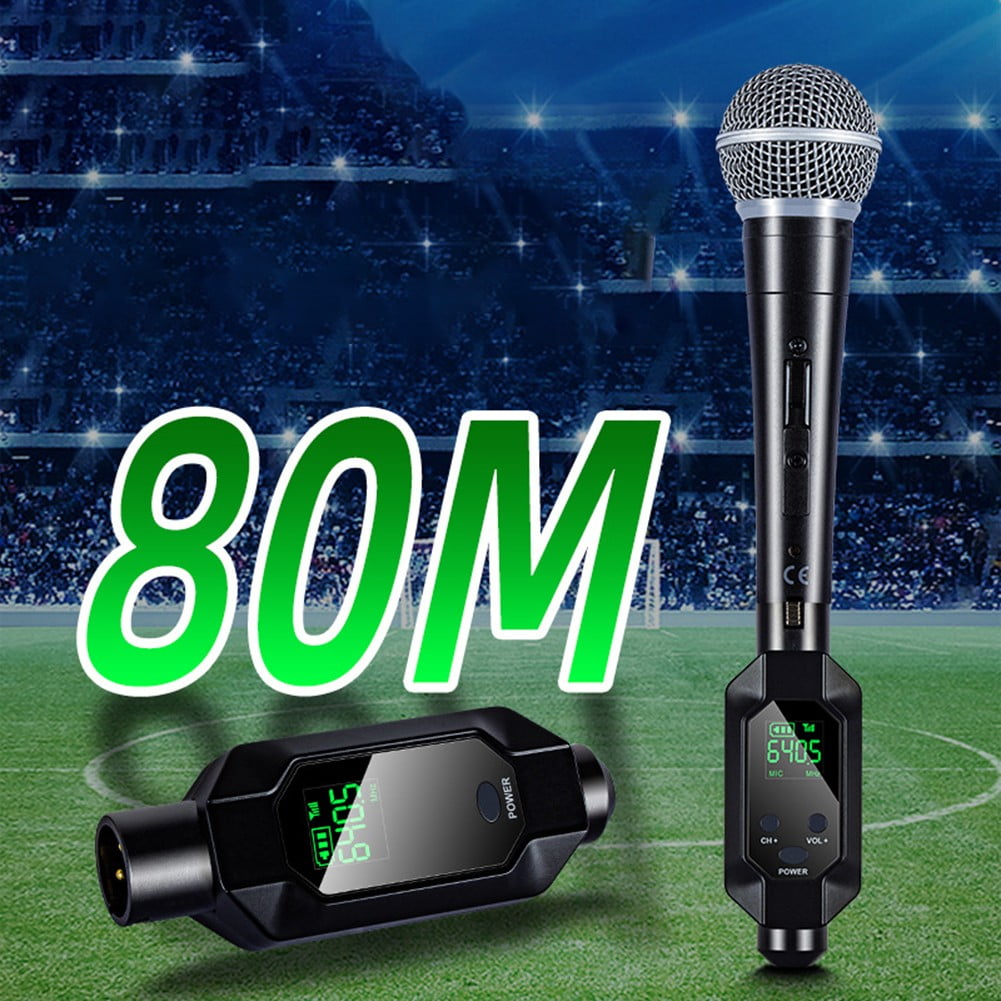 DEYISI Uhf Wireless Microphone Converter Xlr Transmitter System For ...