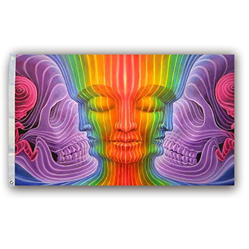 DEYOU Alex Grey Trippy Flag 3x5 Feet Banner Flag - Walmart.com