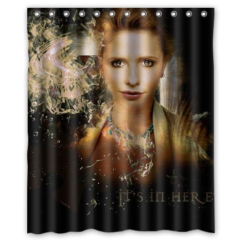 DEYOU Buffy the Vampire Slayer Shower Curtain Polyester Fabric Bathroom ...