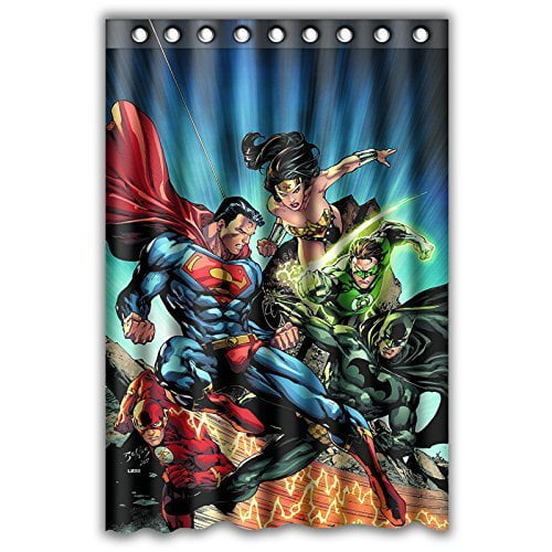DEYOU Cool Super Hero The Avengers Batman Shower Curtain Polyester ...