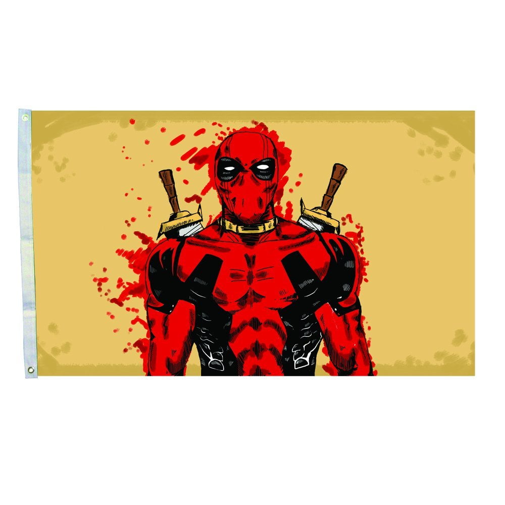DEYOU Deadpool Flag 3x5 Feet Banner Flag - Walmart.com