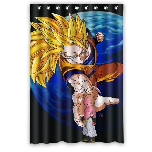 DEYOU Dragon Ball Goku Design Shower Curtain Polyester Fabric Bathroom ...