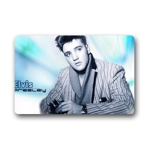 DEYOU Elvis Presley Doormat Outdoor Indoor Floor Mats Non-Slip Bathroom ...