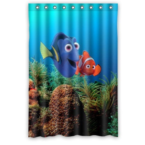 DEYOU Finding Nemo Shower Curtain Polyester Fabric Bathroom Shower ...