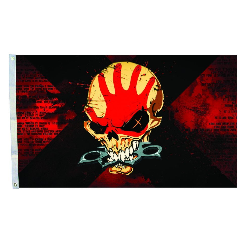 DEYOU Five Finger Death Punch Poster Band Flag 3x5 Feet Banner Flag ...