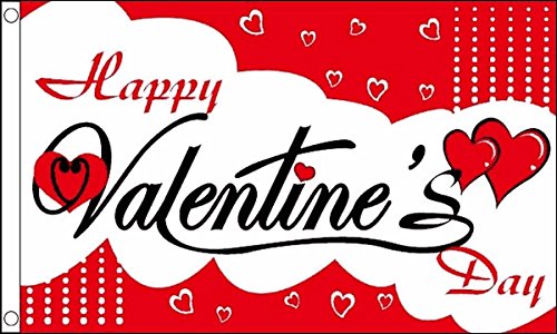 DEYOU Happy Valentines Day Flag 3x5 Feet Banner Flag - Walmart.com