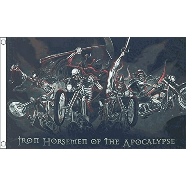 DEYOU Iron Horsemen of the Apocalypse Flag 3x5 Feet Banner Flag ...