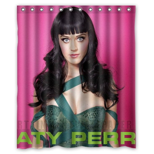 DEYOU Katy Perry Shower Curtain Polyester Fabric Bathroom Shower Curtain Size 60x72 inch ...