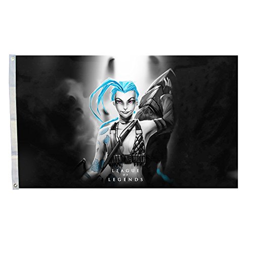 DEYOU LOL Jinx Flag 3x5 Feet Banner Flag - Walmart.com