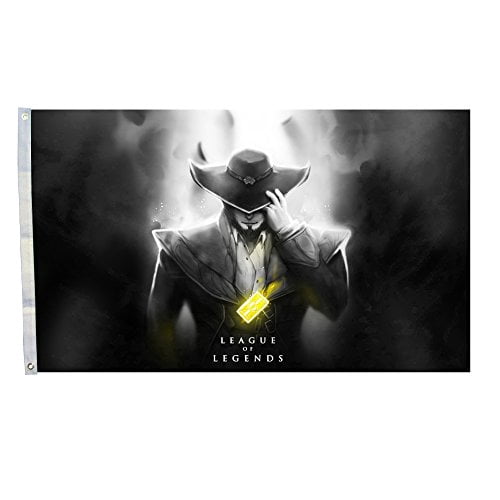 DEYOU LOL Twisted Fate Flag 3x5 Feet Banner Flag - Walmart.com