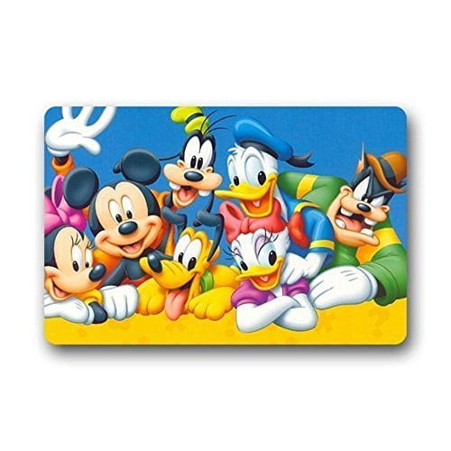 DEYOU Mickey Mouse Doormat Outdoor Indoor Floor Mats Non-Slip Bathroom ...