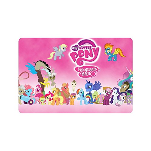 DEYOU My Little Lovely Pony Play Doormat Outdoor Indoor Floor Mats Non ...