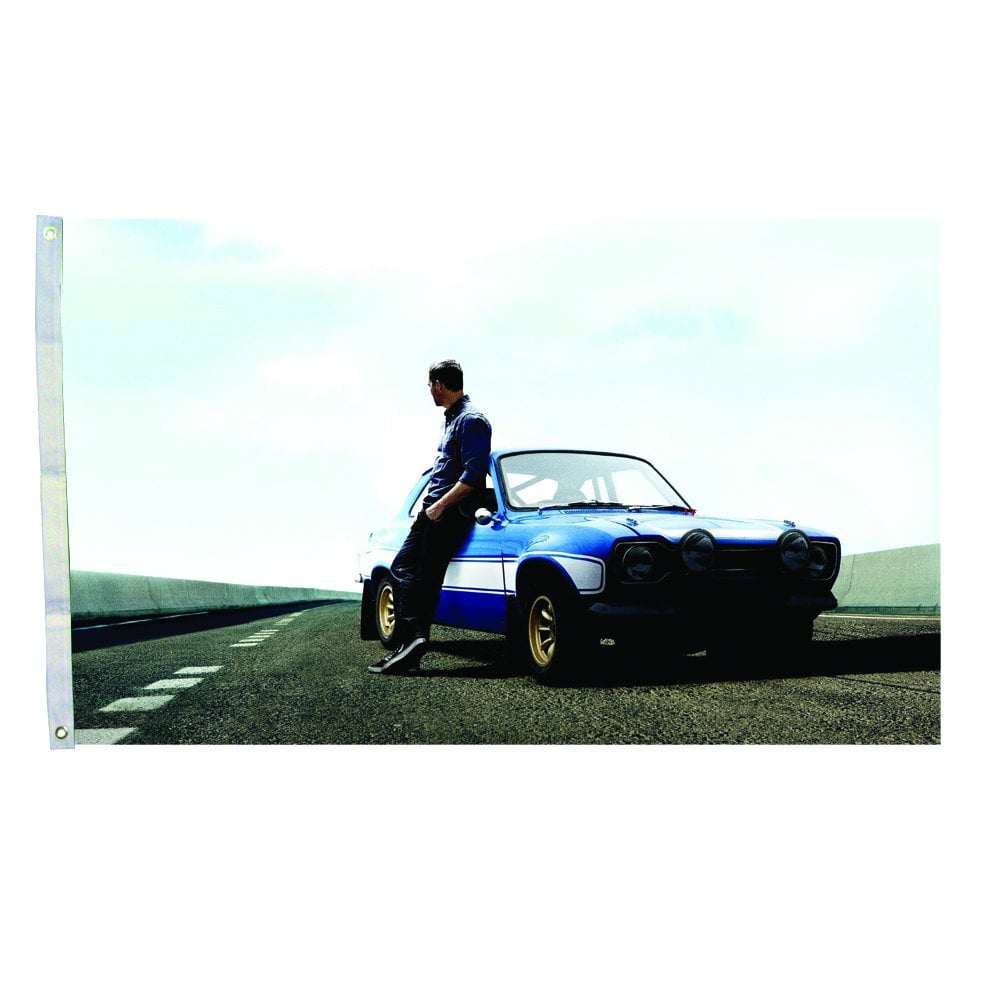 DEYOU Paul Walker Fast Furious Flag 3x5 Feet Banner Flag - Walmart.com