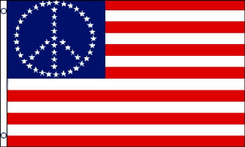 DEYOU Peace USA (Stars) Flag 3x5 Feet Banner Flag - Walmart.com