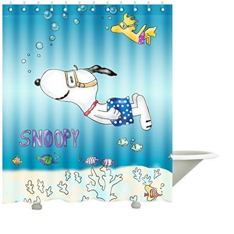 Snoopy shower curtain store