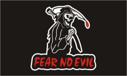 DEYOU Pirate Fear No Evil Flag 3x5 Feet Banner Flag - Walmart.com