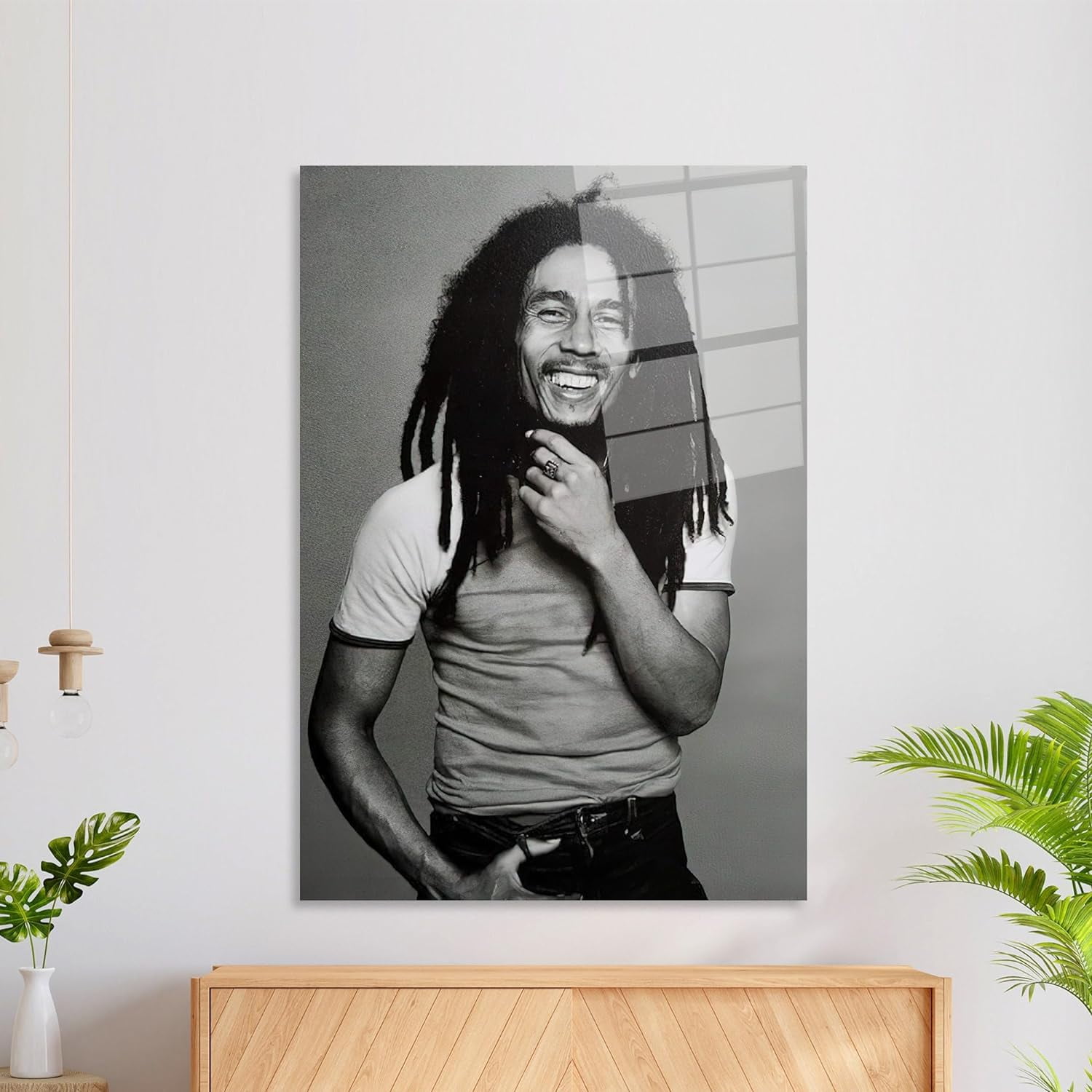 DEYOU Reggae Glass Art, Wall Decor, Bob Marley, Tempered Glass, Famous ...