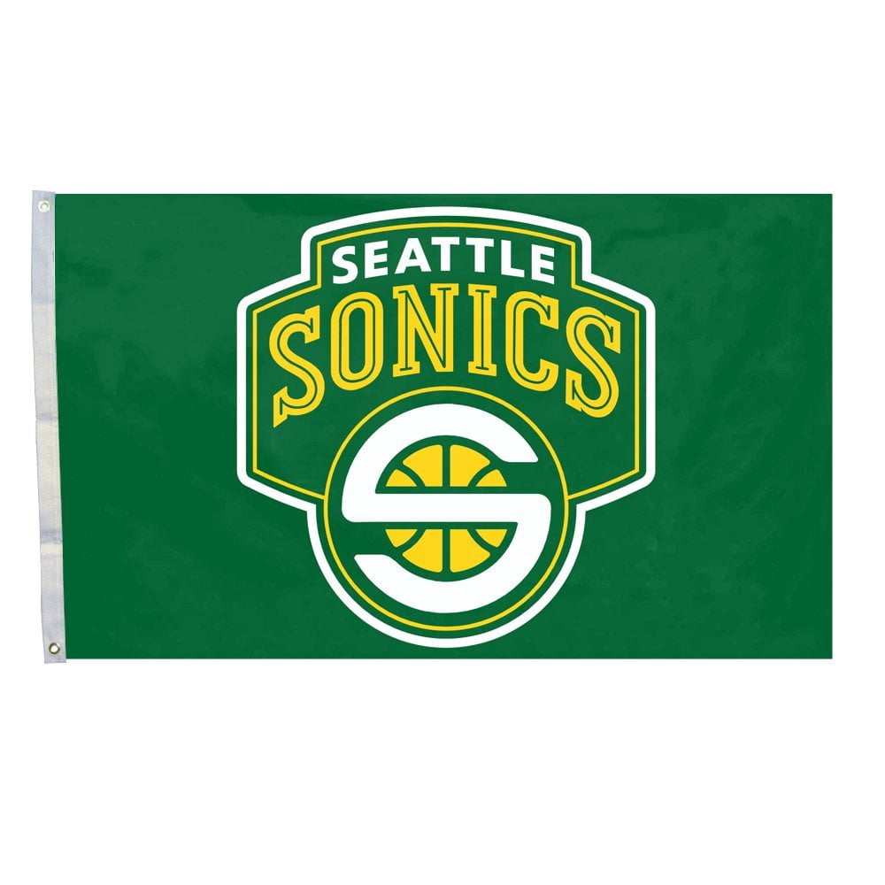 DEYOU Seattle Supersonics Flag 3x5 Feet Banner Flag - Walmart.com