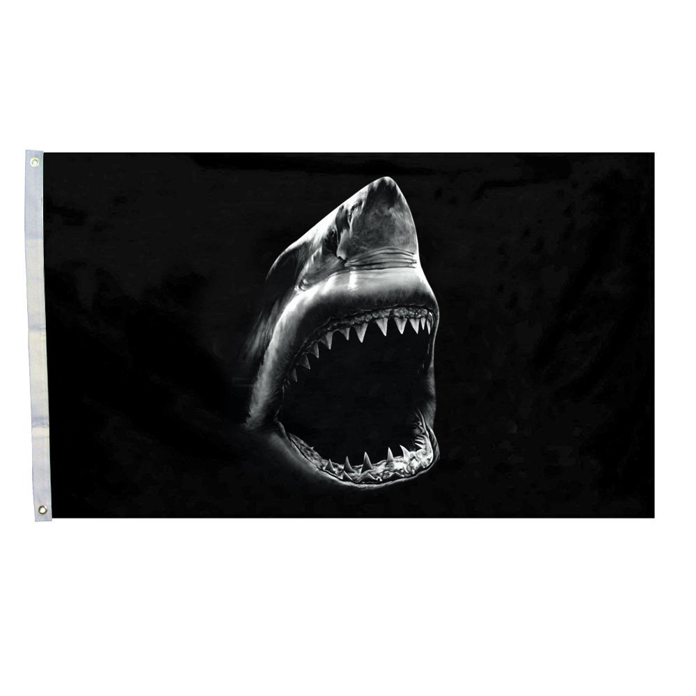 DEYOU Shark Flag 3x5 Feet Banner Flag - Walmart.com