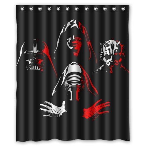 DEYOU Star Wars Shower Curtain Polyester Fabric Bathroom Shower Curtain ...