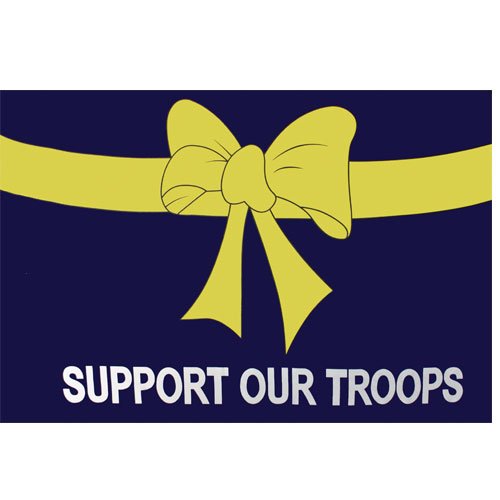 DEYOU Support Our Troops Flag 3x5 Feet Banner Flag - Walmart.com