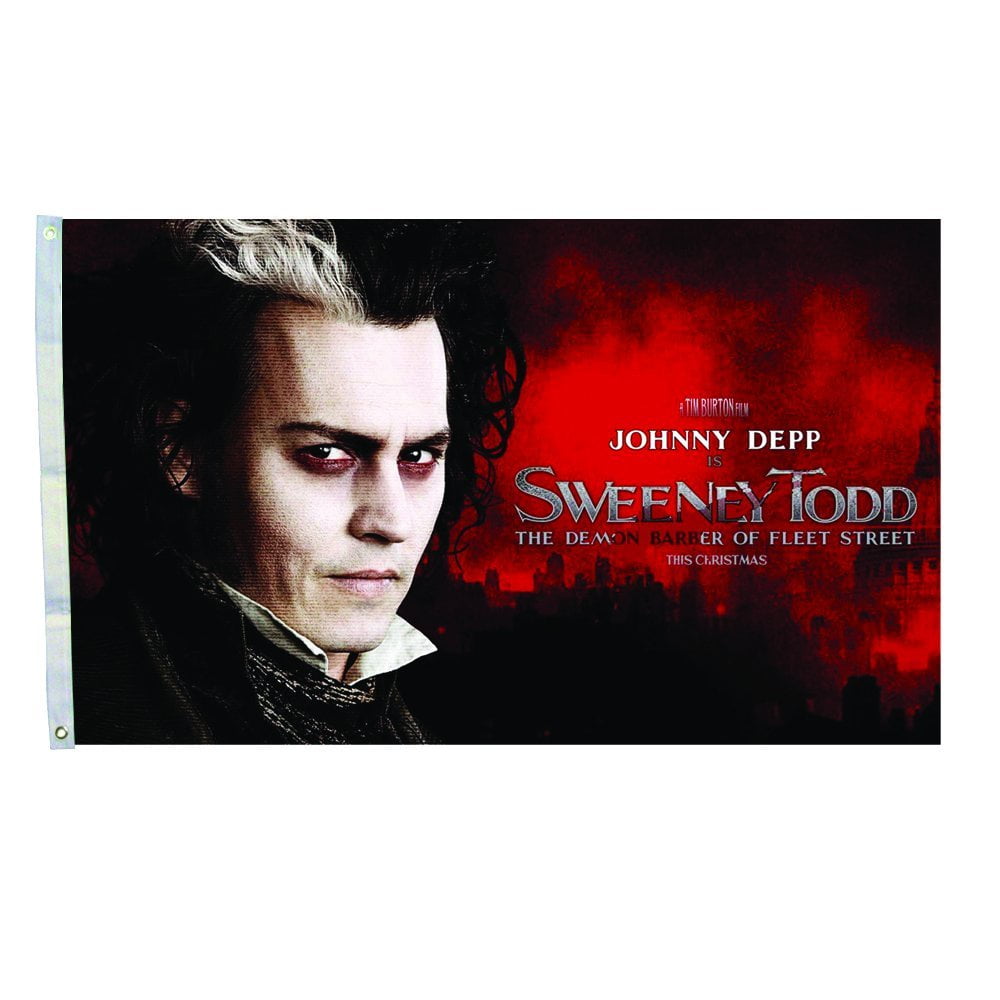 DEYOU Sweeney Todd Johnny Depp Flag 3x5 Feet Banner Flag - Walmart.com