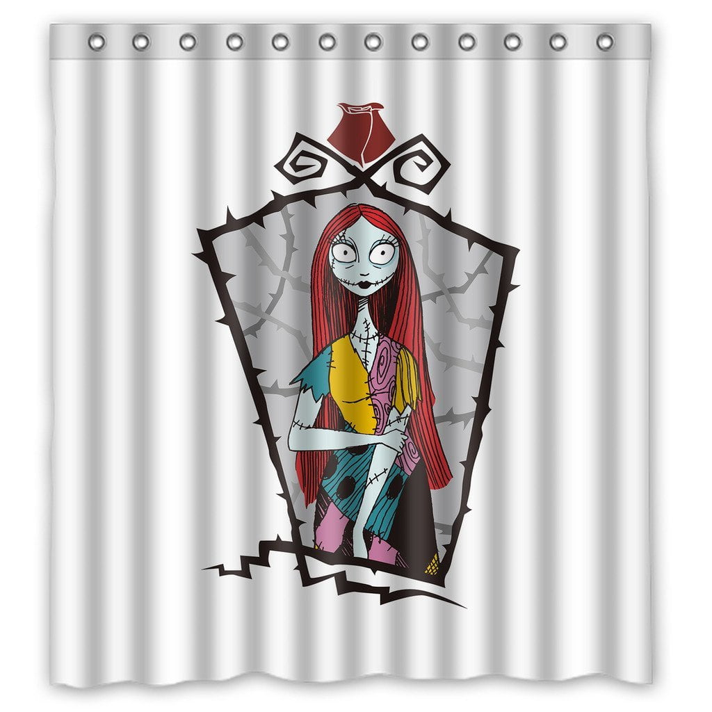 DEYOU The Nightmare Before Christmas Sally Shower Curtain Polyester ...