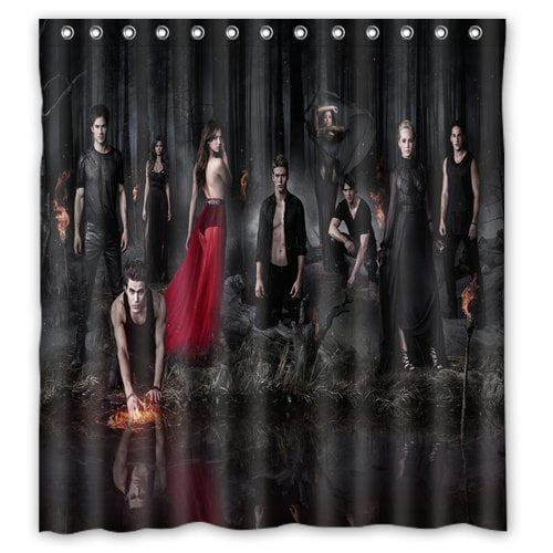DEYOU The Vampire Diaries Damon Salvatore Shower Curtain Polyester ...