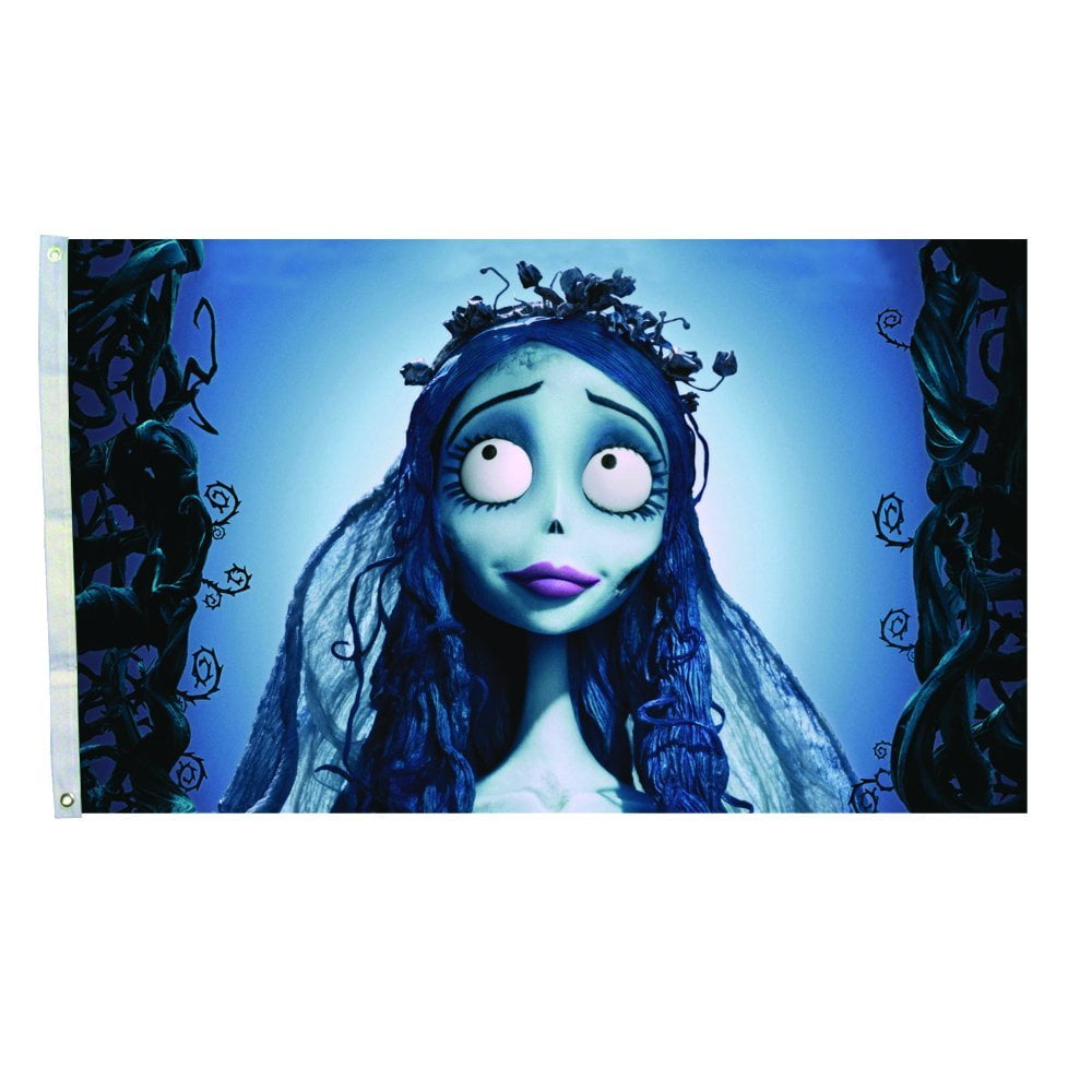 DEYOU Tim Burton's Corpse Bride Cartoon Emily Flag 3x5 Feet Banner Flag ...